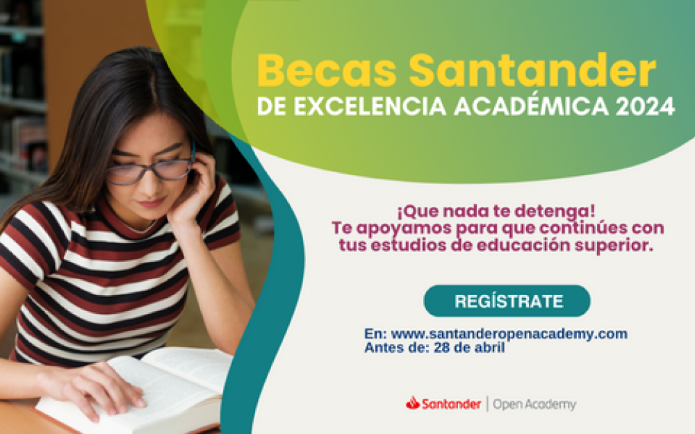 Beca Santander de Excelencia Académica | Coordinación de Licenciatura en Ingeniería Robótica