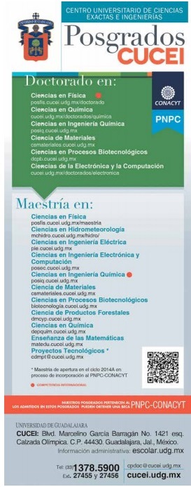 Posgrados CUCEI | Centro Universitario de Ciencias Exactas e Ingenierías